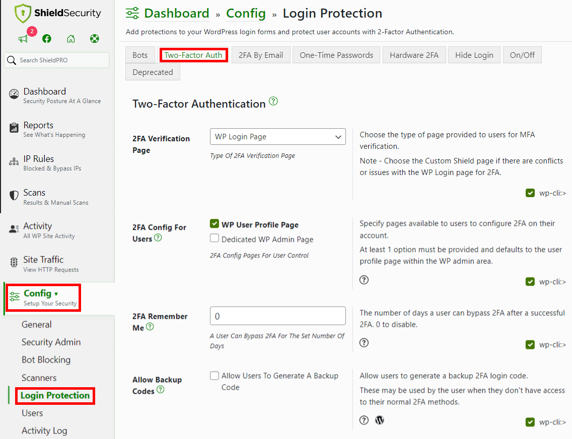 Top 7 Two-Factor Authentication Plugins for WordPress | Shield Security