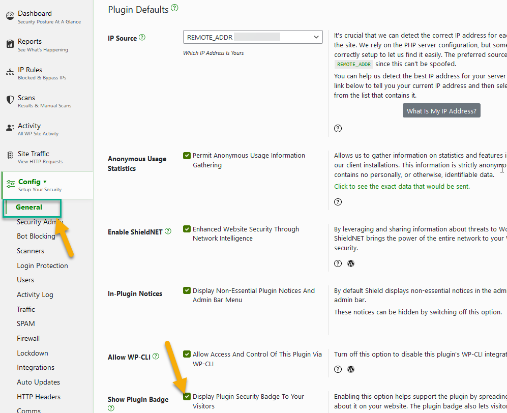 WordPress Shield Security Badge | Shield Security