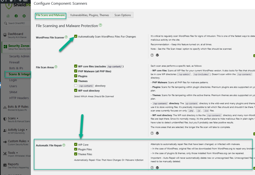 WordPress Malware Scan Comes To Shield Pro | Shield Security